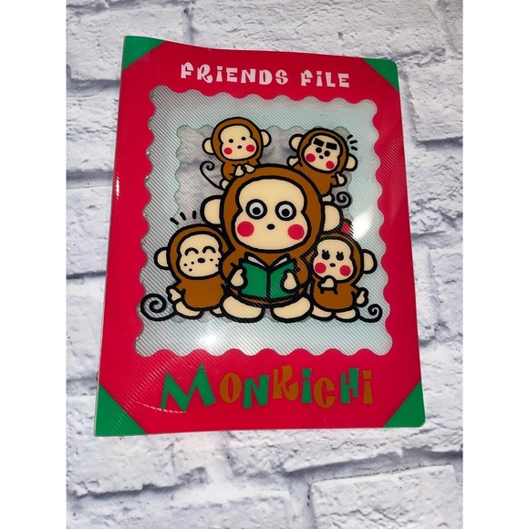Sanrio | Office | Vintage 9s Sanrio Hello Kitty Monkichi Binder Folder ...